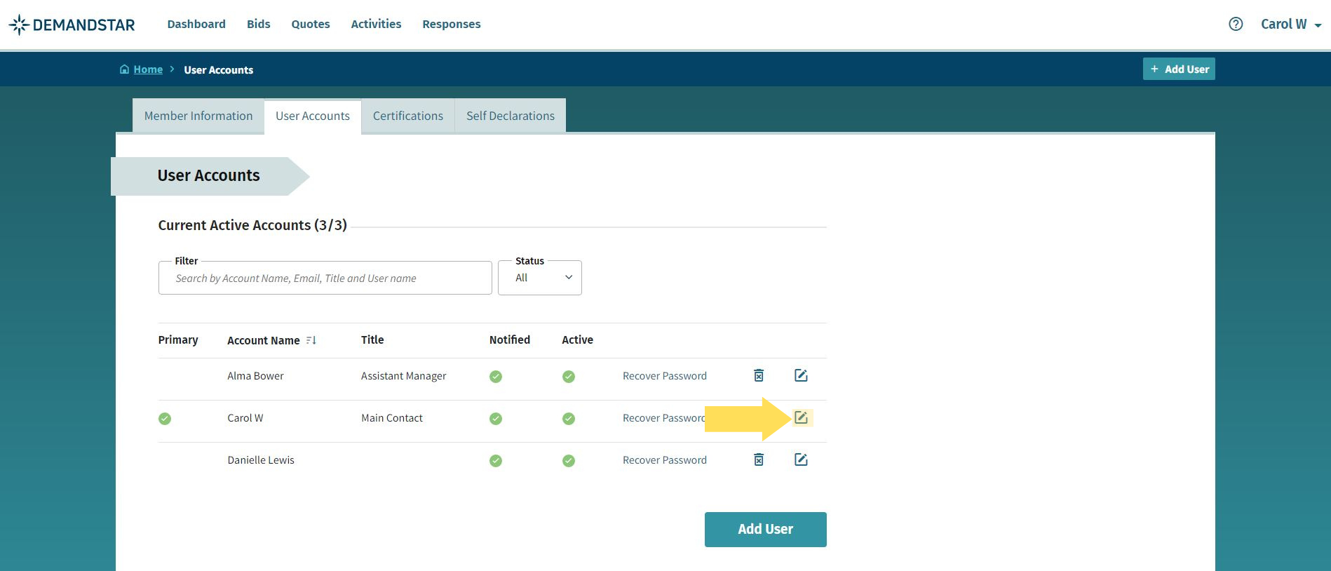 Adding Users - DemandStar | Government Contract Bids, RFPs & Procurement